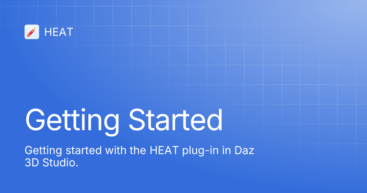 Getting Started | HEAT