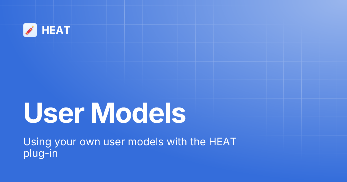 User Models | HEAT